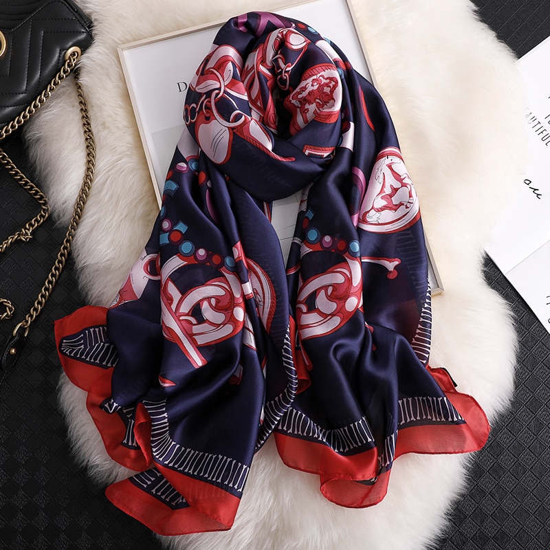 Women Soft Colorful Summer Scarf